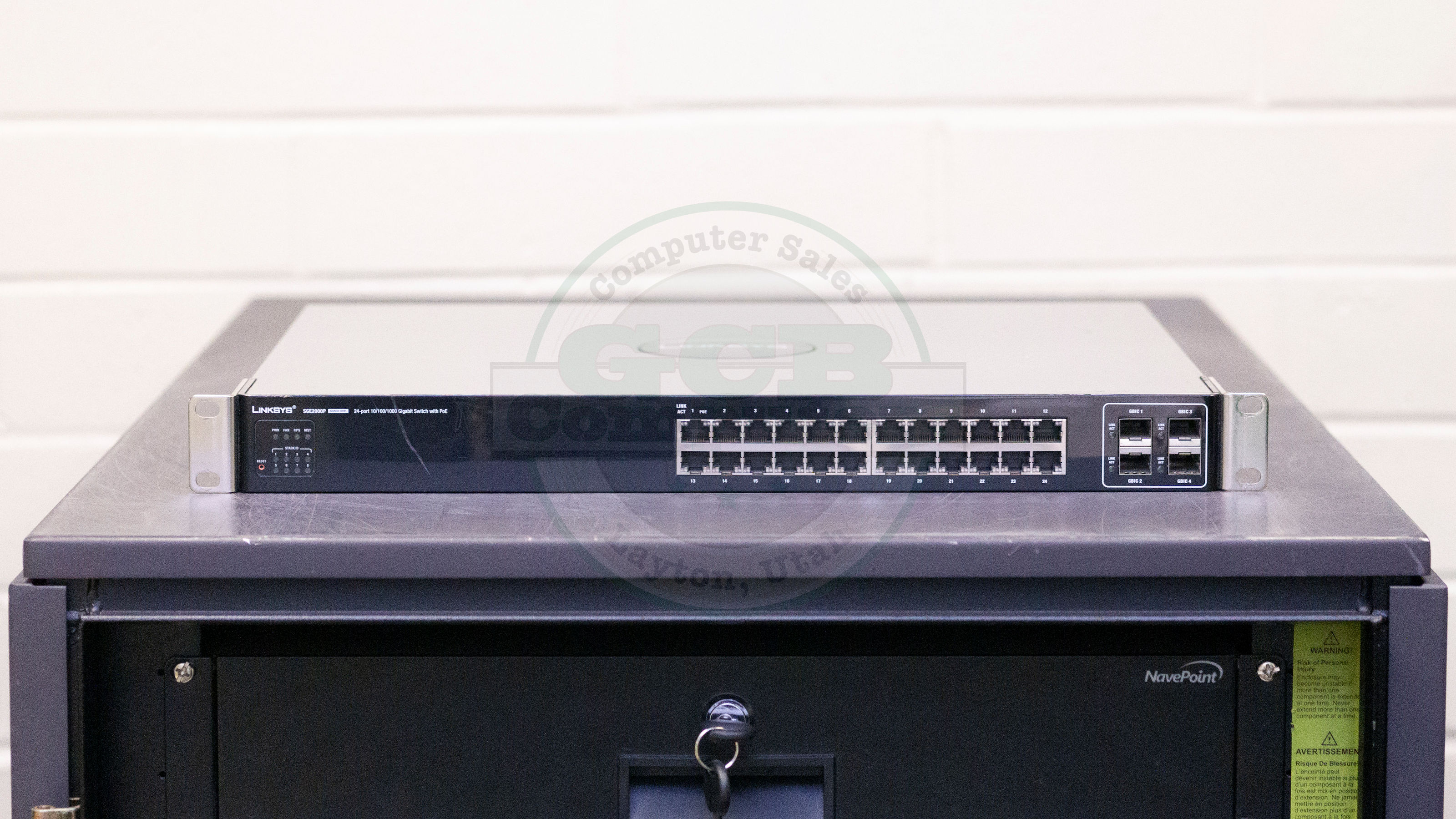 CiscoLinksys-24-Port-Gigabit-PoE-Switch – GCB Servers & Service Center