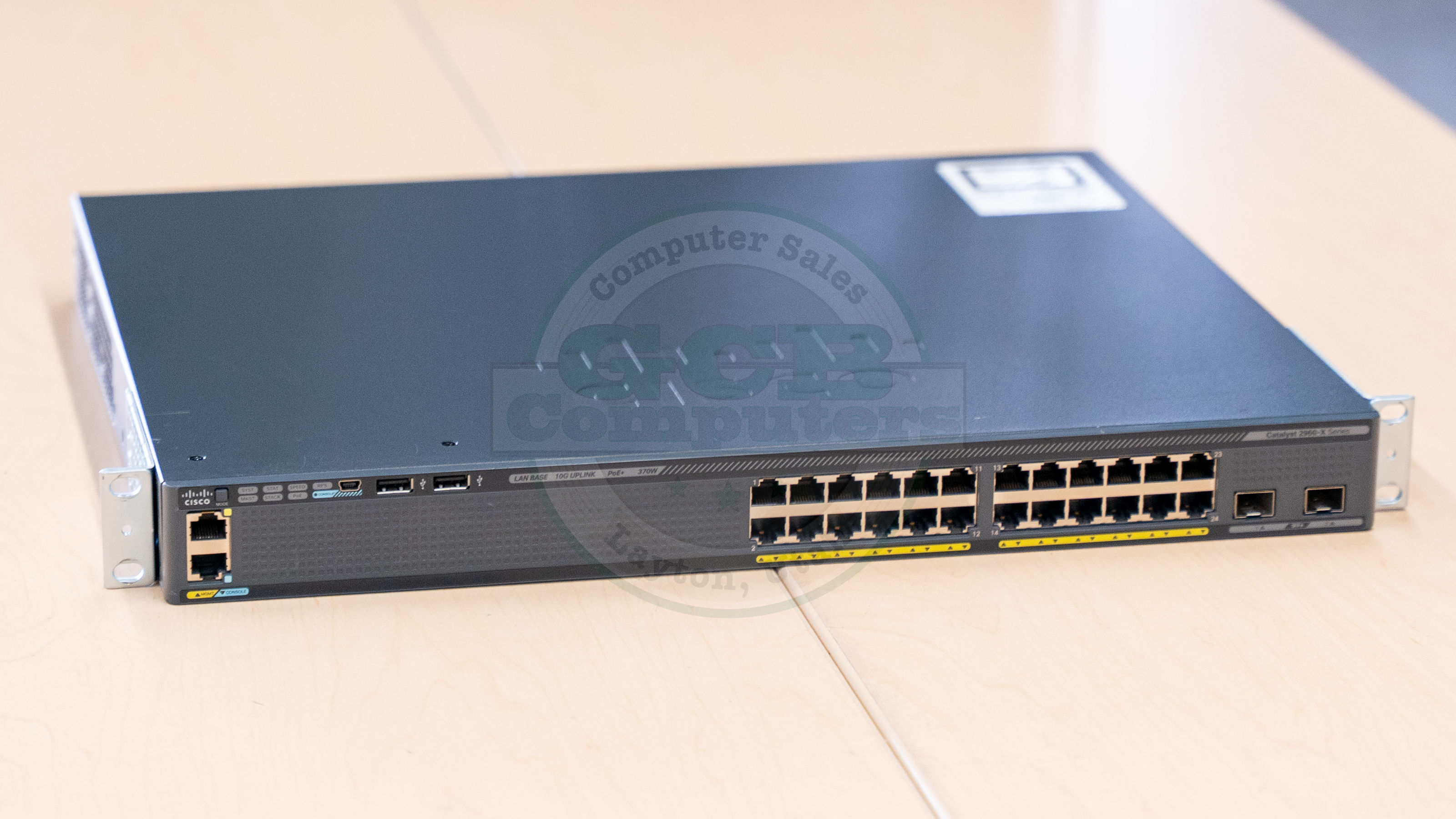 Cisco 2960-X Series 24 Port PoE+ Switch WS-C2960X-24PD-L V02 – GCB ...