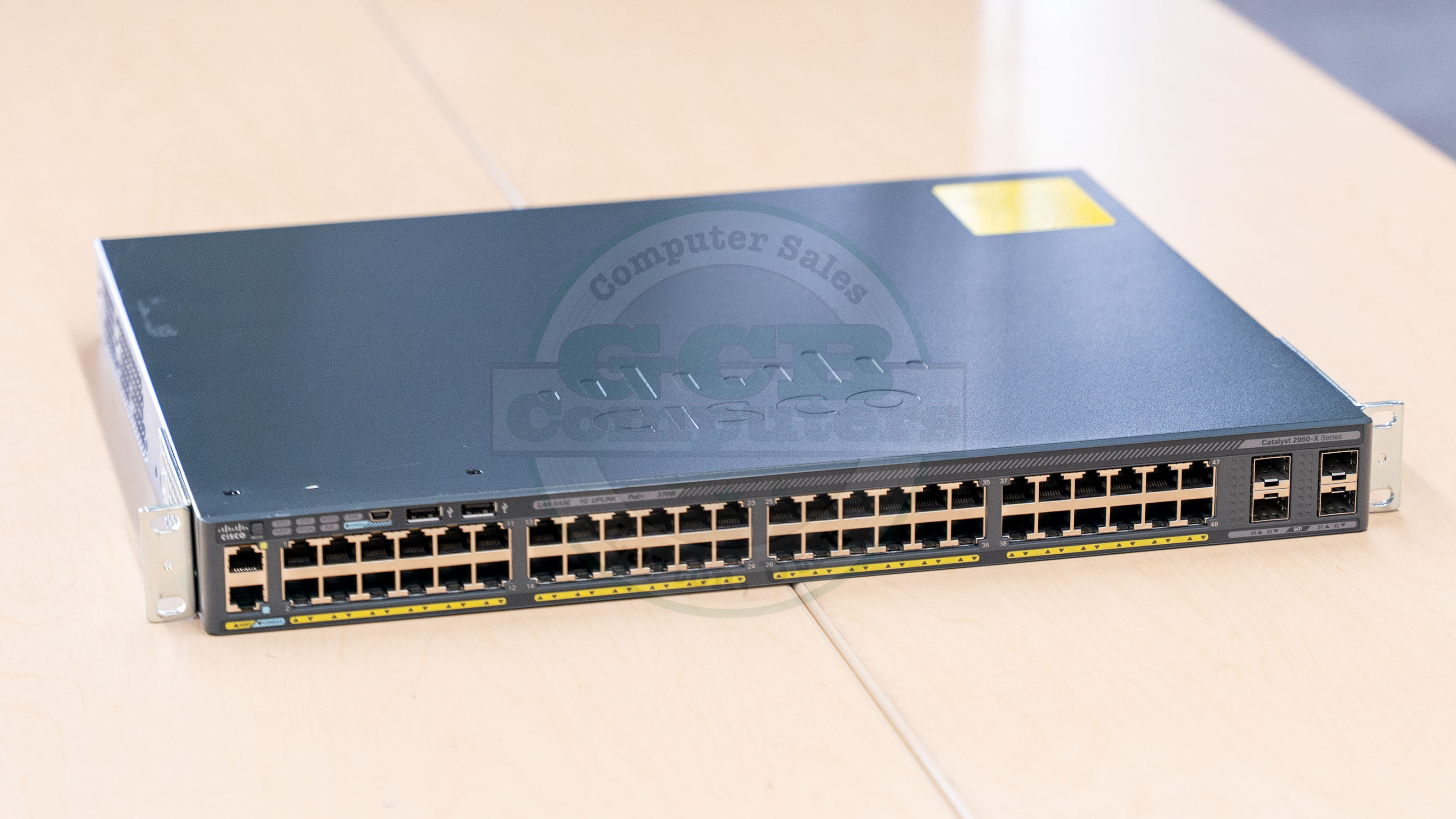 Cisco 2960-X Series 48 Port PoE+ Switch WS-C2960X-48LPS-L – GCB Servers ...