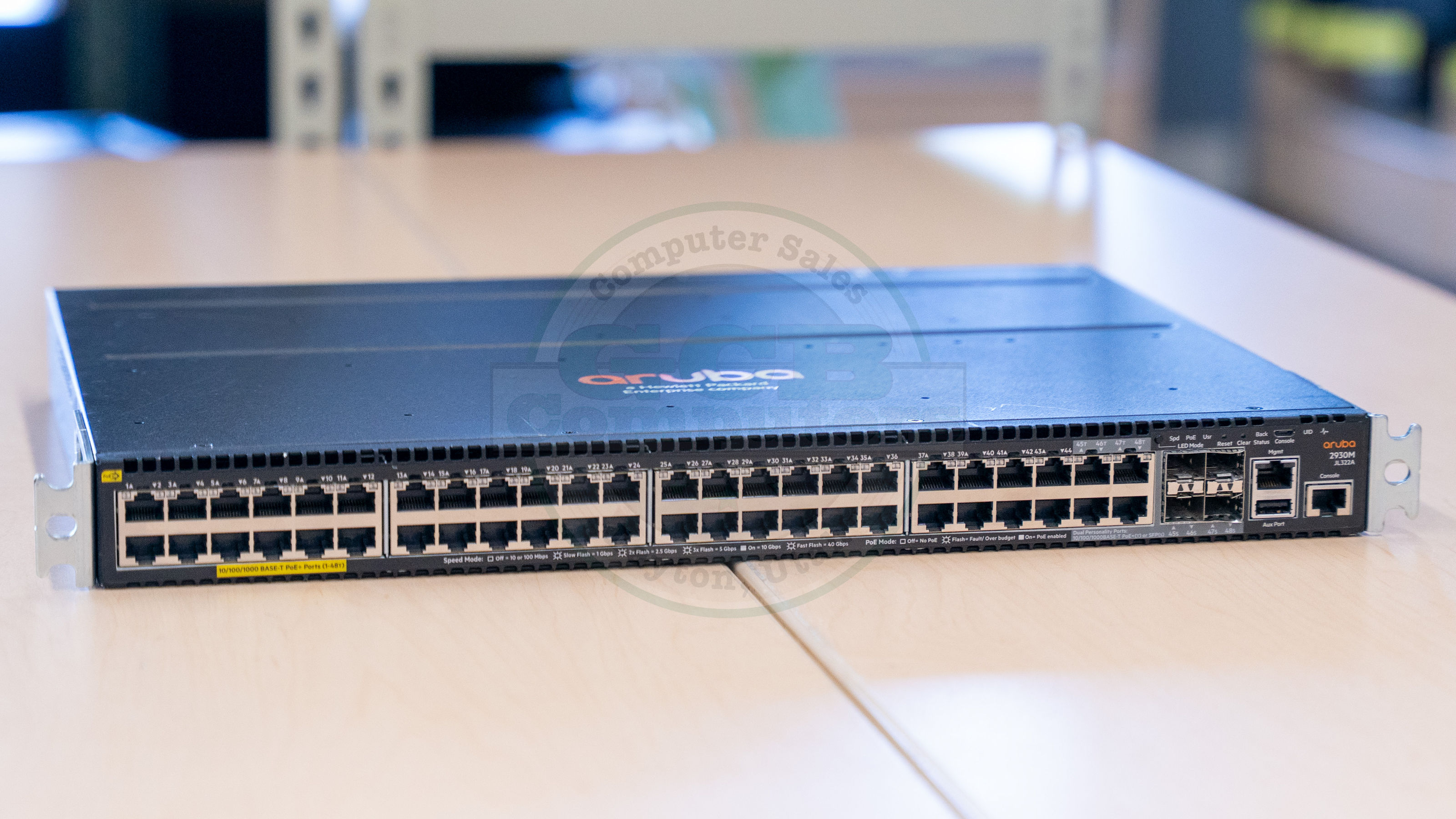 Aruba 2930M Layer 3 Managed PoE+ Switch with Redundant PSUs – GCB ...
