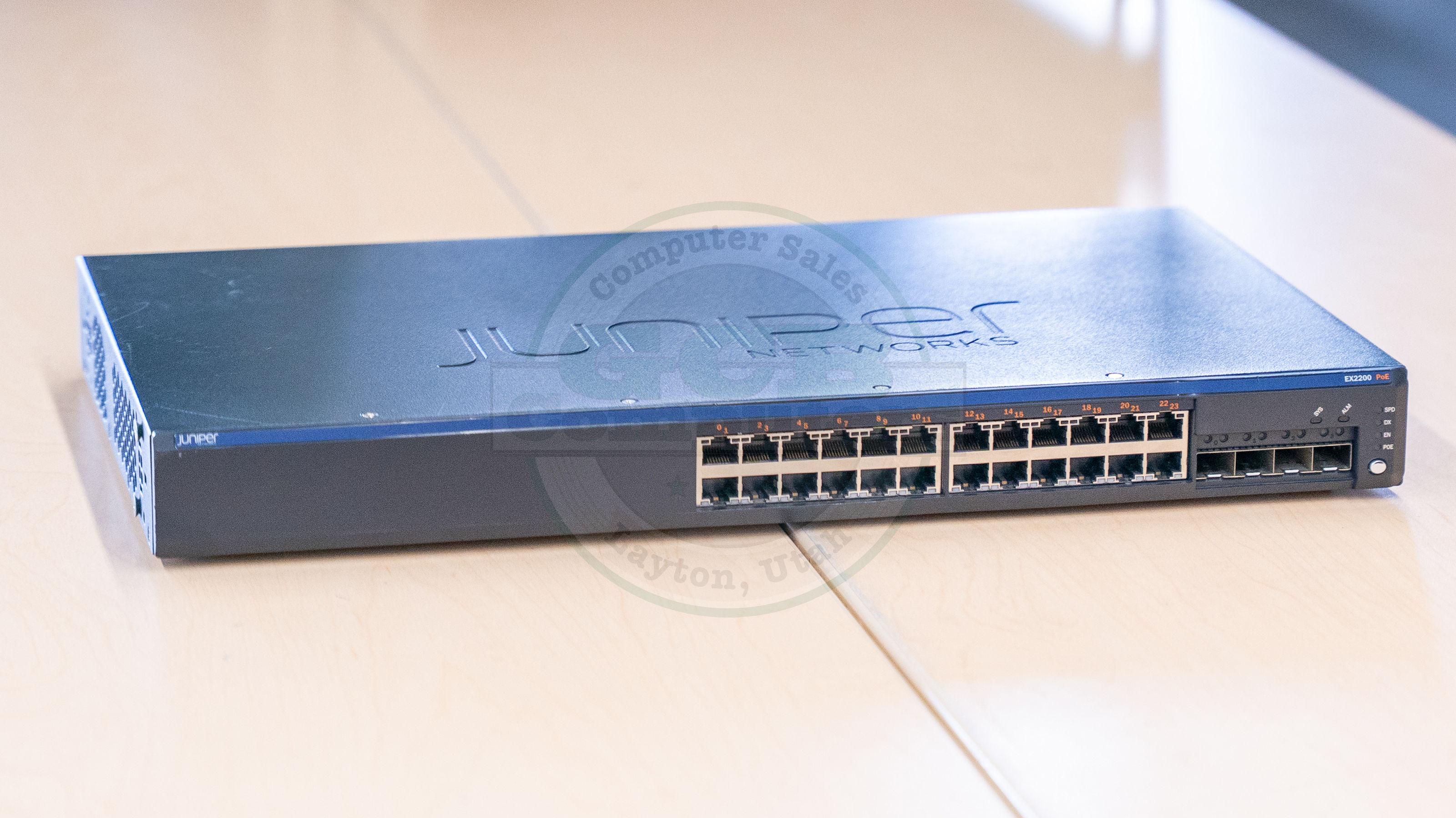 Juniper EX2200 24 Port PoE+ Switch 400W PoE Budget – GCB Servers ...