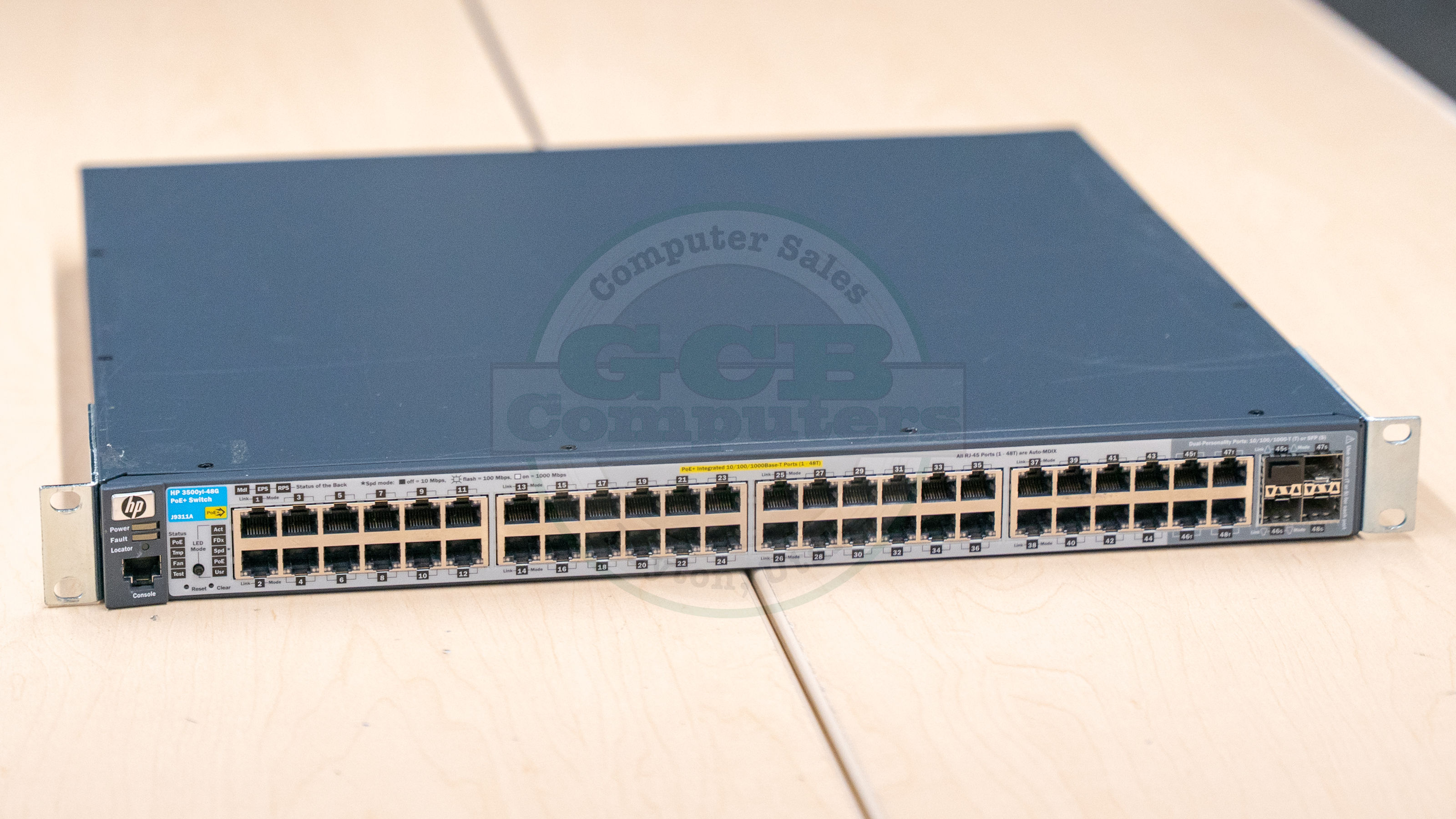 HP Procurve 48 Port PoE+ Managed Switch – GCB Servers & Service Center