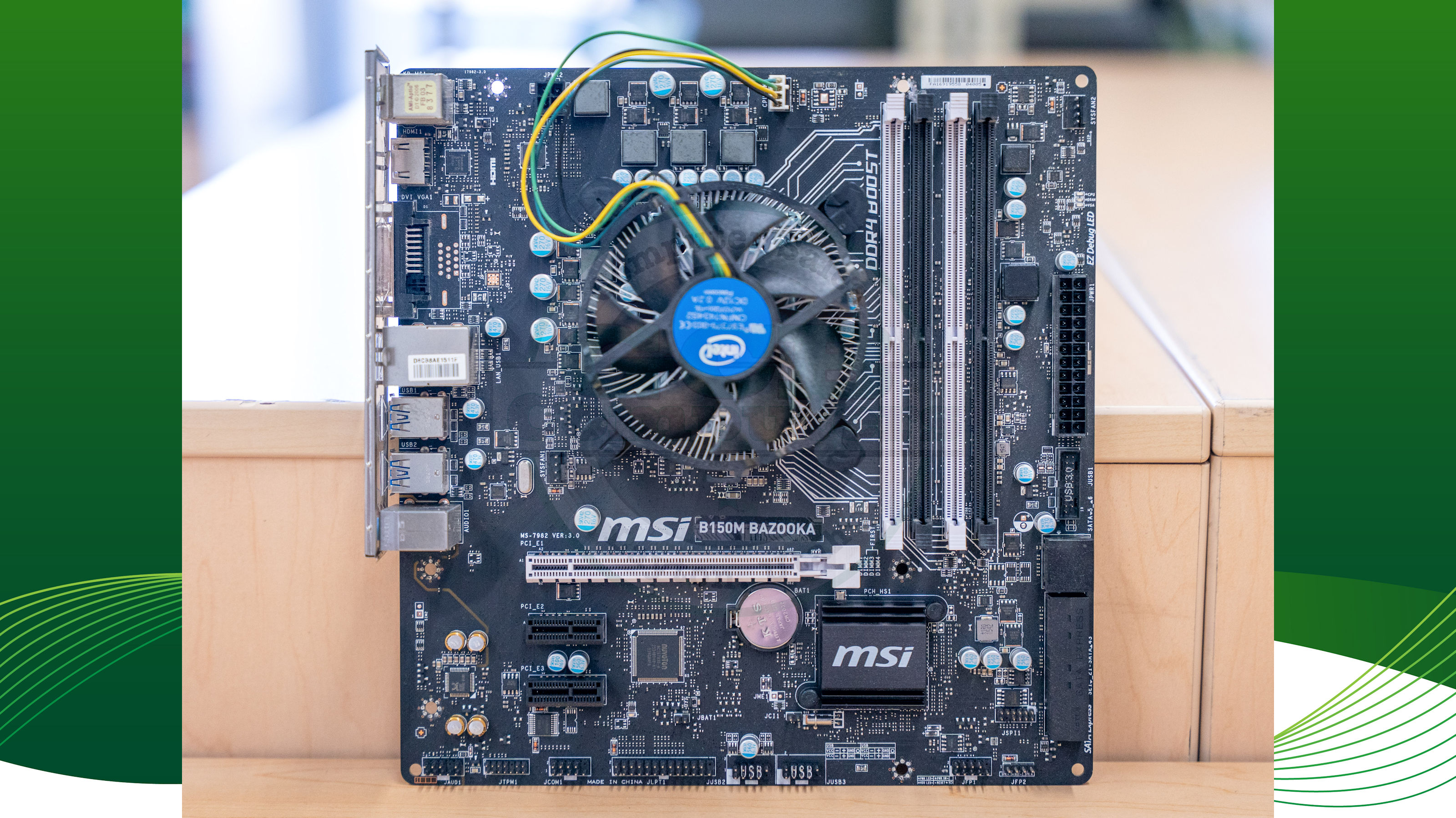 Motherboard and CPU Combo i7-7700 and MSI B150M Motherboard, includes ...