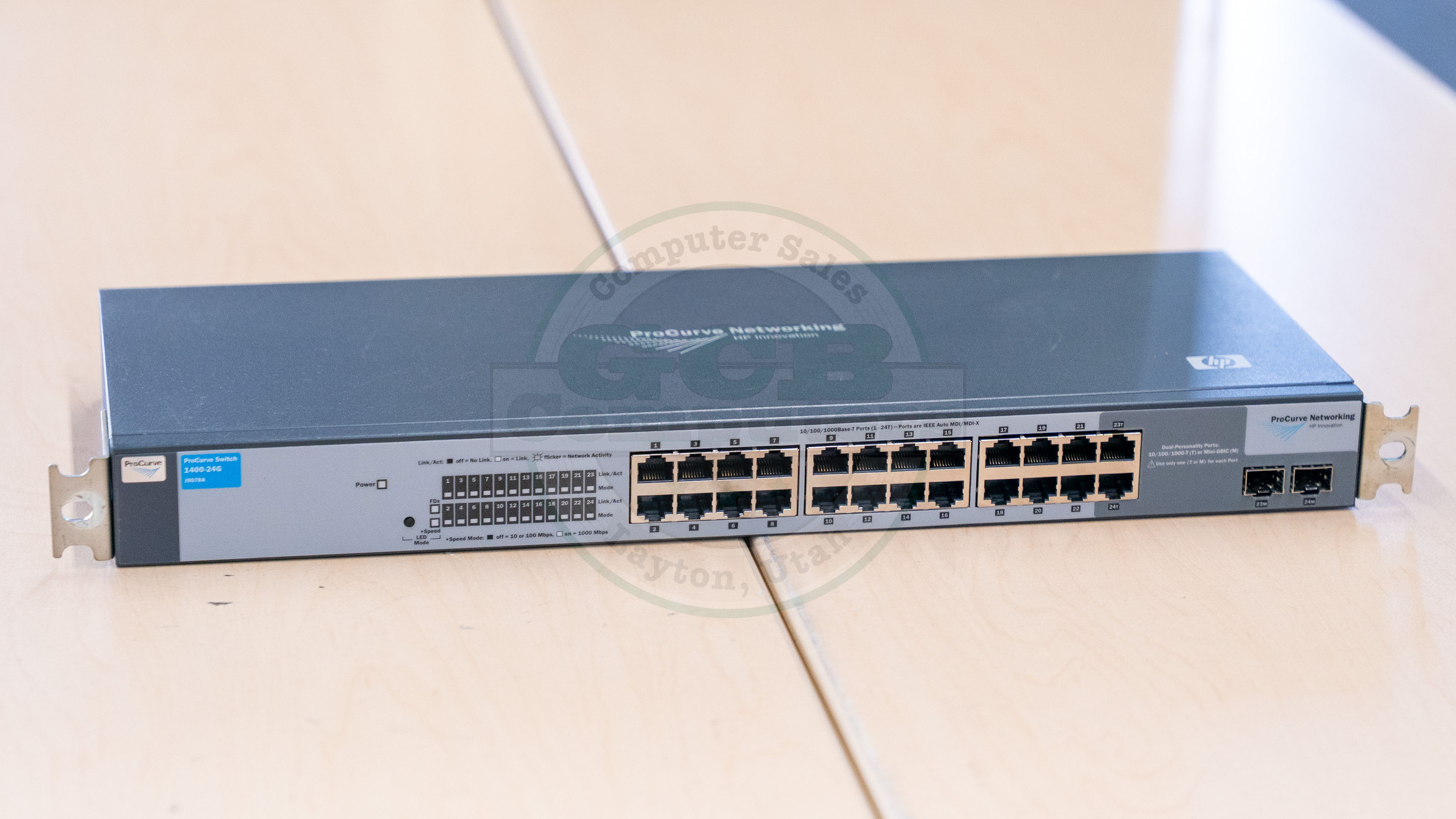HP ProCurve 24 Port Gigabit Unmanaged Switch – GCB Servers & Service Center